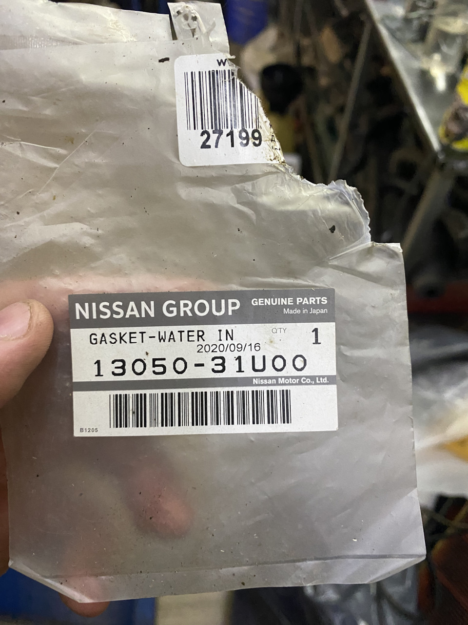 1305031U00 Прокладка термостата (корпуса) NISSAN INFINITI | Запчасти на ...