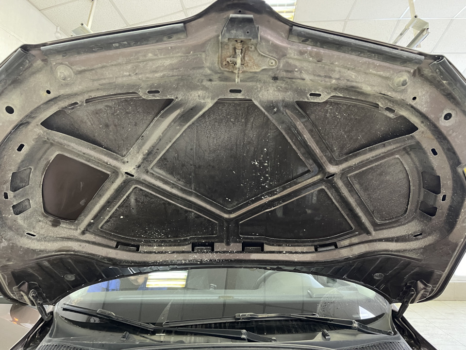 Шумоизоляция капота — Skoda Octavia A7 Mk3, 1,4 л, 2014 года | своими ...