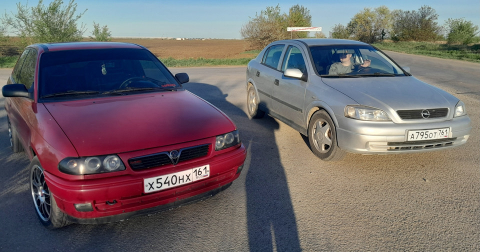 Встреча поколений… — Opel Astra F, 1,6 л, 1997 года | встреча | DRIVE2