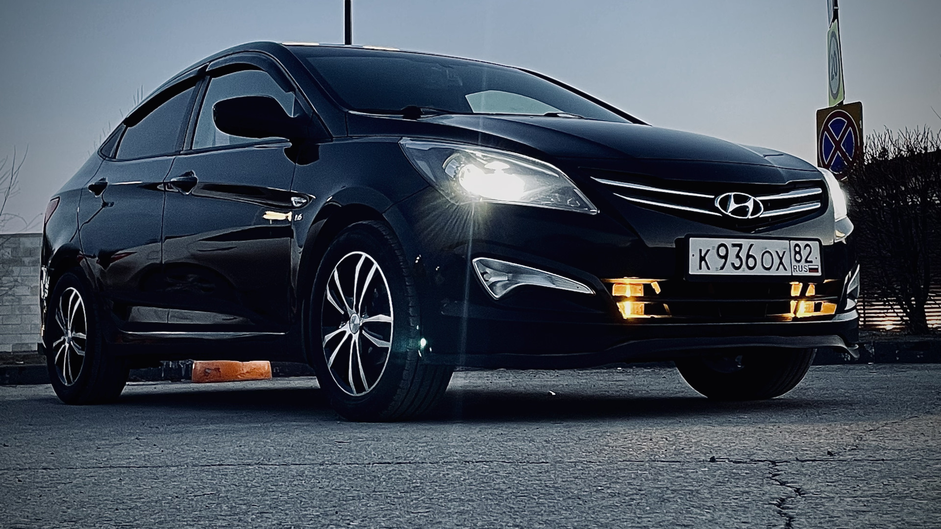 Hyundai Solaris (1G) 1.6 бензиновый 2016 | Black Dragon на DRIVE2