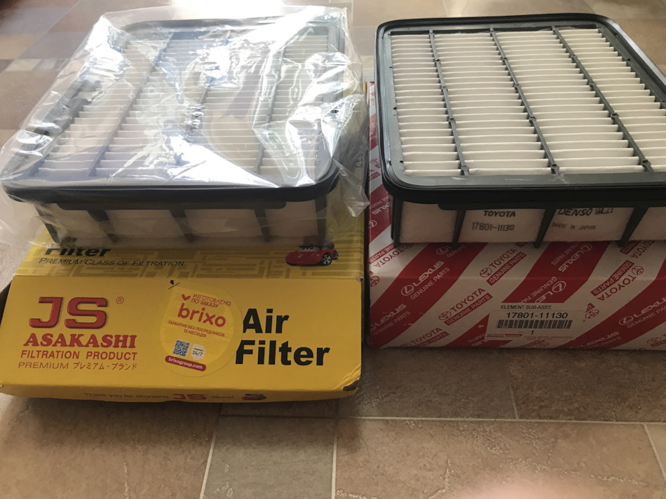 Воздушный фильтр — Toyota Land Cruiser Prado 150-series, 2,8 л, 2016 ...