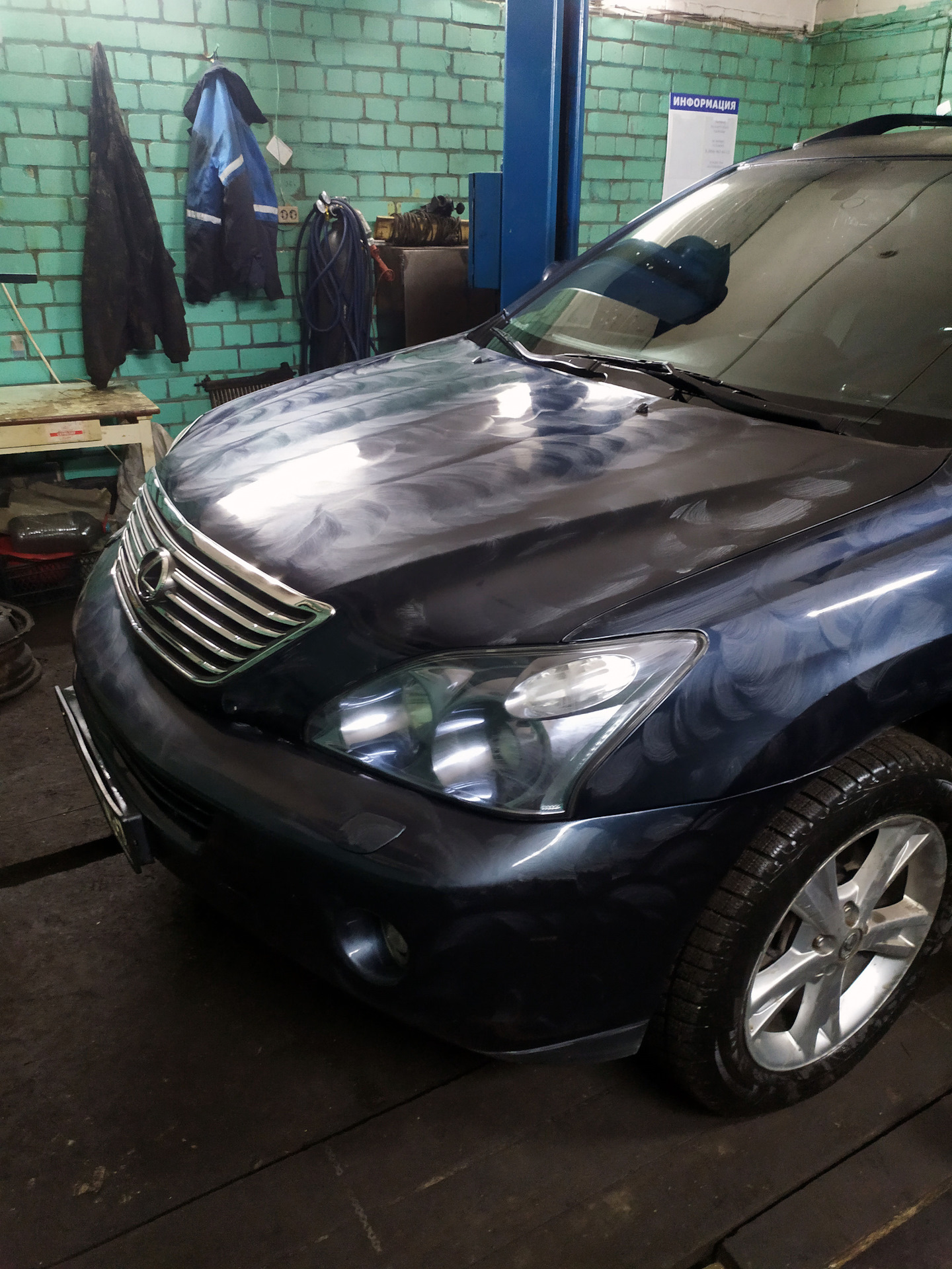 Нанесение воска от SOFT99 — Lexus RX 400h (2G), 3,3 л, 2008 года | стайлинг | DRIVE2