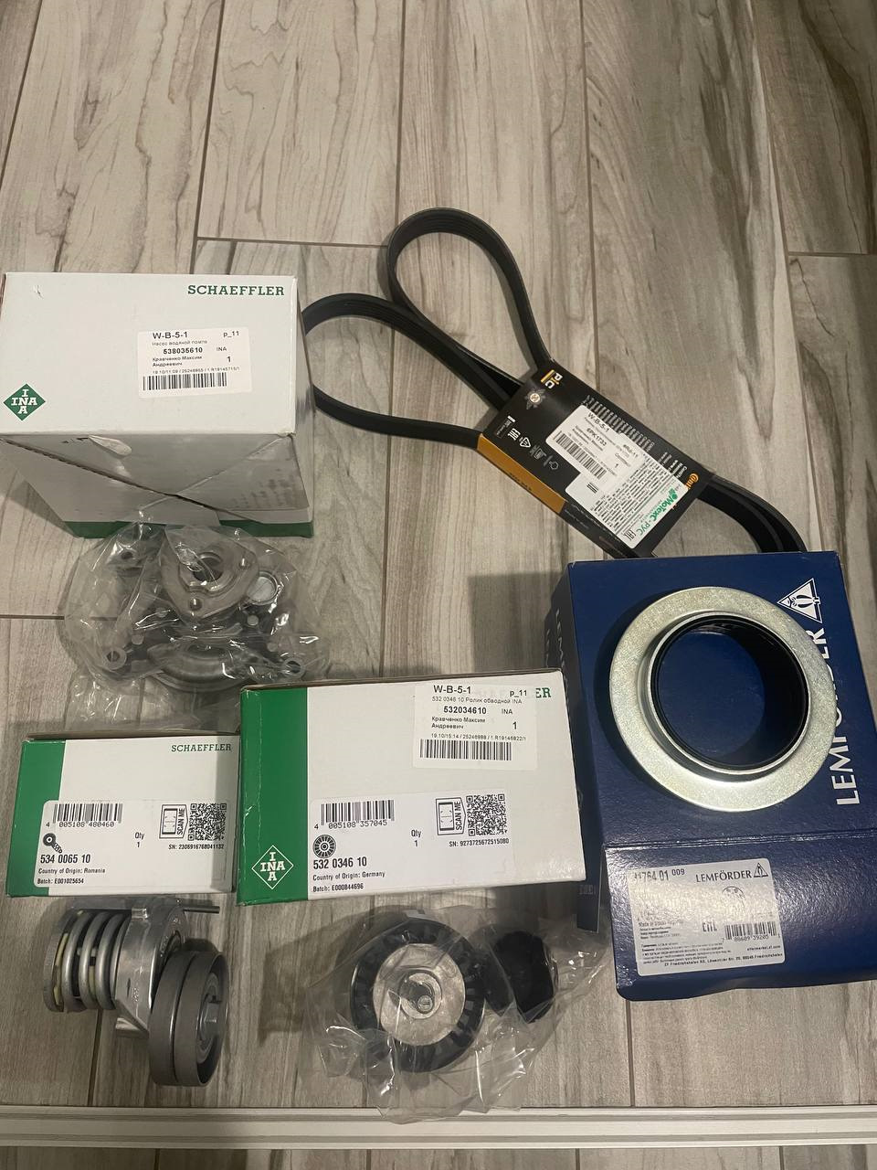 14. ТО (замена помпы, опорных подшипников и резины) — Volkswagen Golf ...