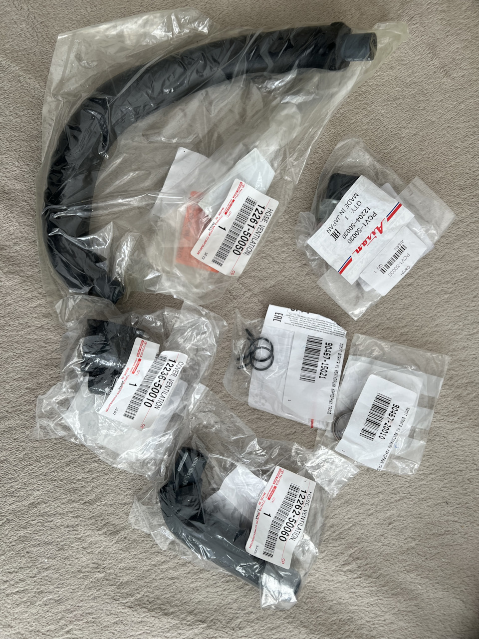 Система вентиляции картерных газов — Toyota Crown Majesta (S180), 4,3 л ...