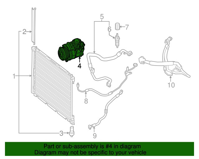 A0008300301 Компрессор кондиционера Mercedes | Запчасти на DRIVE2