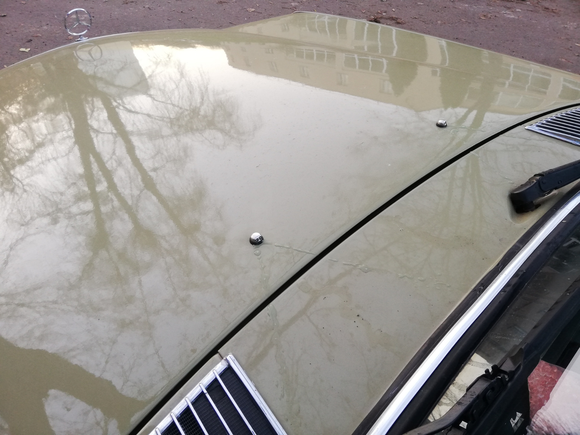 Форсунки омывателя с R107 — Mercedes-Benz W123, 2,4 л, 1983 года ...