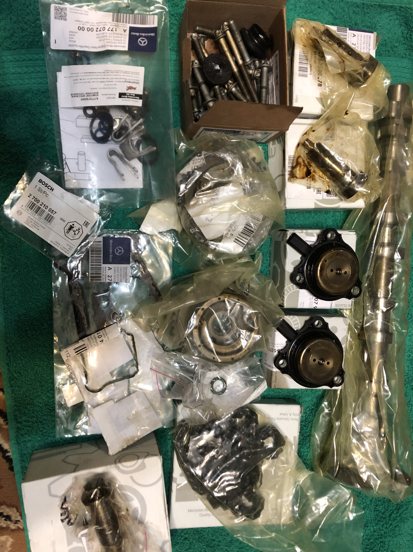 Замена грм м274.920 — Mercedes-Benz E-Class (W212), 2 л, 2015 года ...