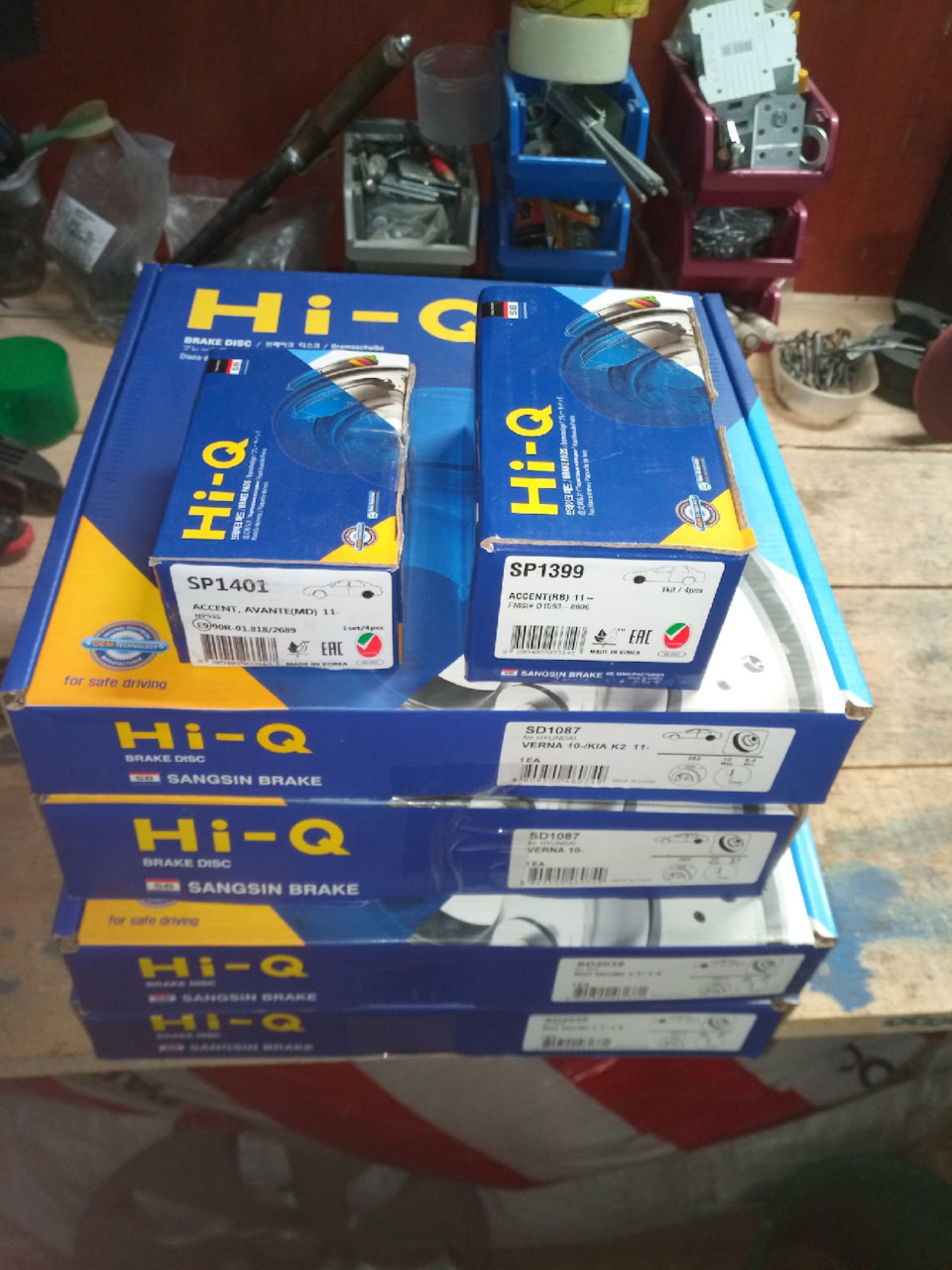 SD1087 Диск тормозной задний SANGSIN | Запчасти на DRIVE2