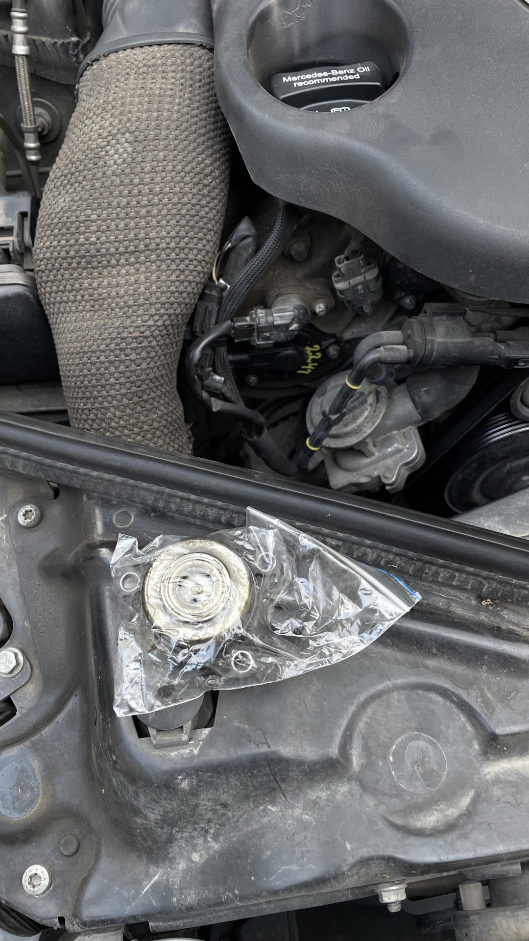 Ошибка P0015 и замена электромагнитного клапана — Mercedes-Benz CLS ...