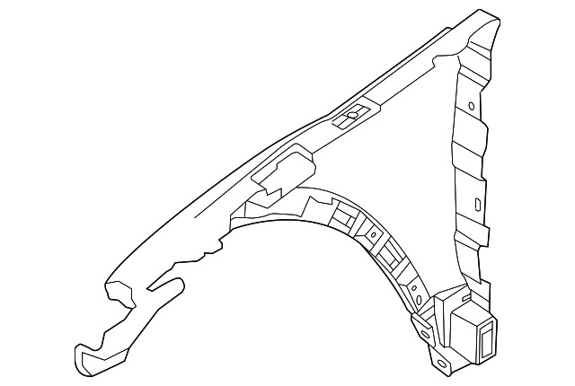 LR066935 Переднее крыло Jaguar Land Rover | Запчасти на DRIVE2