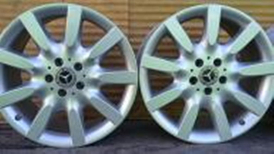 Литые диски Мерседес 8,5Jx18 ET42 5x112 на Mercedes-Benz S-Class (W222 ...