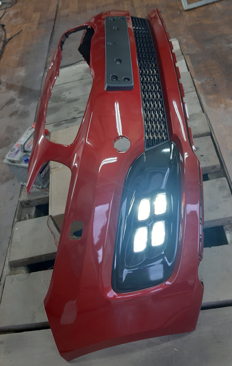 Омыватель фар, новый передний бампер, кубики льда мне в бампер(или ...