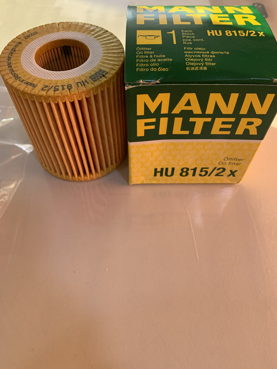 Фильтр масляный MANN HU815/2X Оригинал ! — DRIVE2