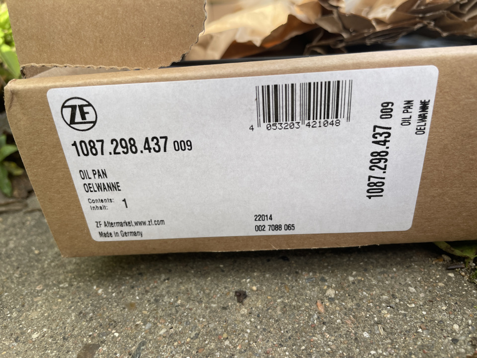 1087298437 ZF | Запчасти на DRIVE2