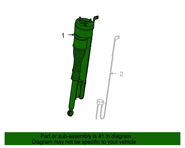 A221320561389 Стойка пневмоподвески Mercedes | Запчасти на DRIVE2