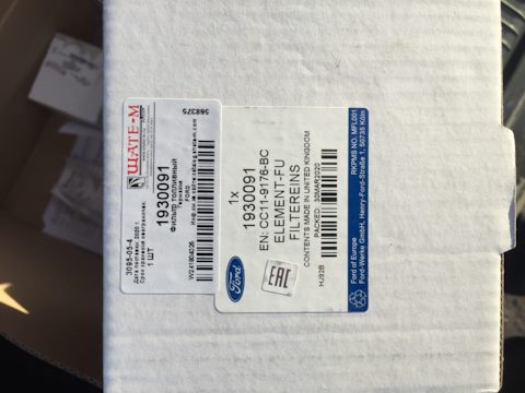 1930091 Фильтр топливный, дизель / Transit 2,2 Duratorq-TC 11~ Ford ...