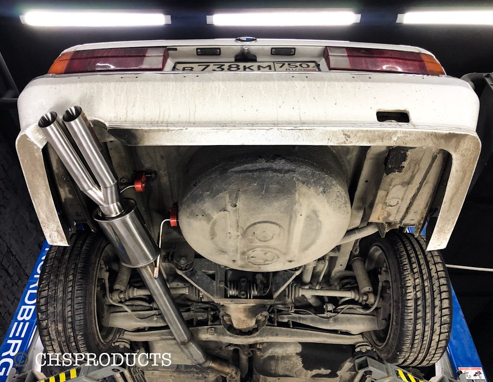Выхлоп от CHS — BMW 3 series (E30), 2,5 л, 1986 года | тюнинг | DRIVE2