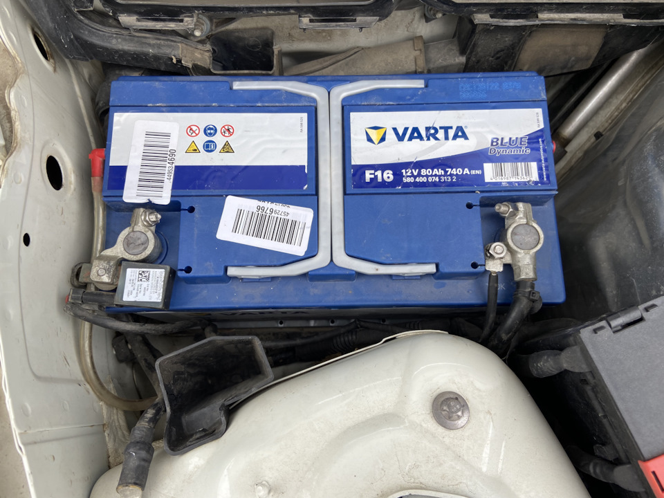 5804000743132 Стартерная аккумуляторная батарея VARTA | Запчасти на DRIVE2