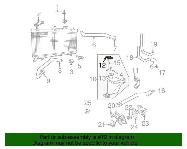2544102000 Крышка расширительного бачка KIA HYUNDAI | Запчасти на DRIVE2