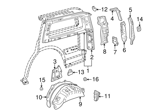6163160051 Панель колесной арки TOYOTA LEXUS | Запчасти на DRIVE2