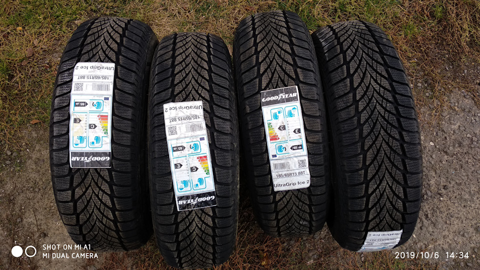 Зимняя резина Goodyear UltraGrip Ice 2 — Honda Accord (6G), 1,8 л, 2001 ...