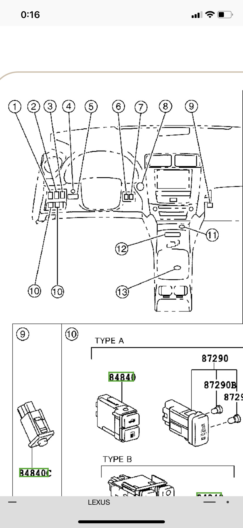 «Лайфхак по замене ламп в кнопках» — Lexus IS II, 2,5 л, 2006 года ...
