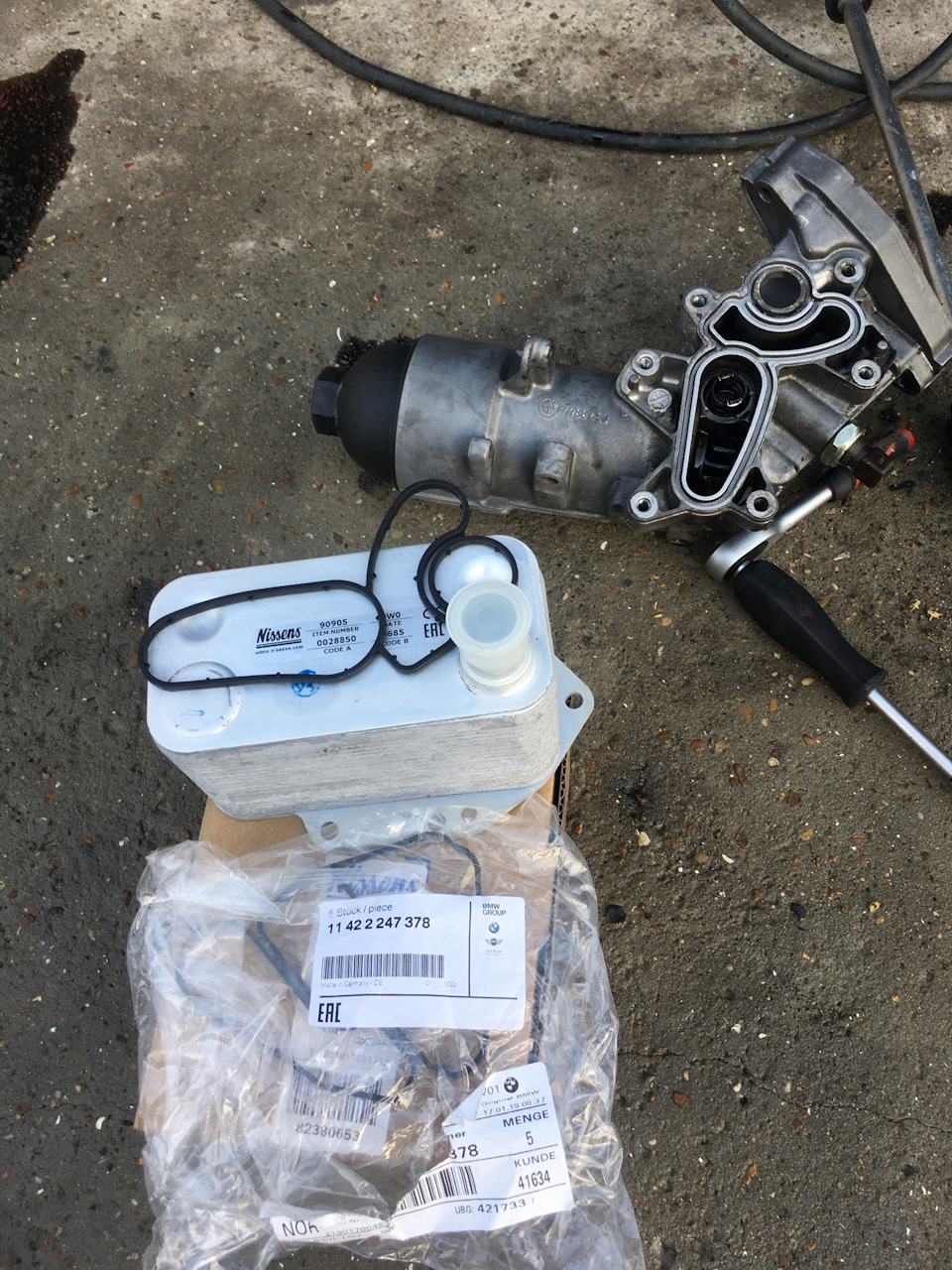 11422247378 Профильная прокладка BMW | Запчасти на DRIVE2