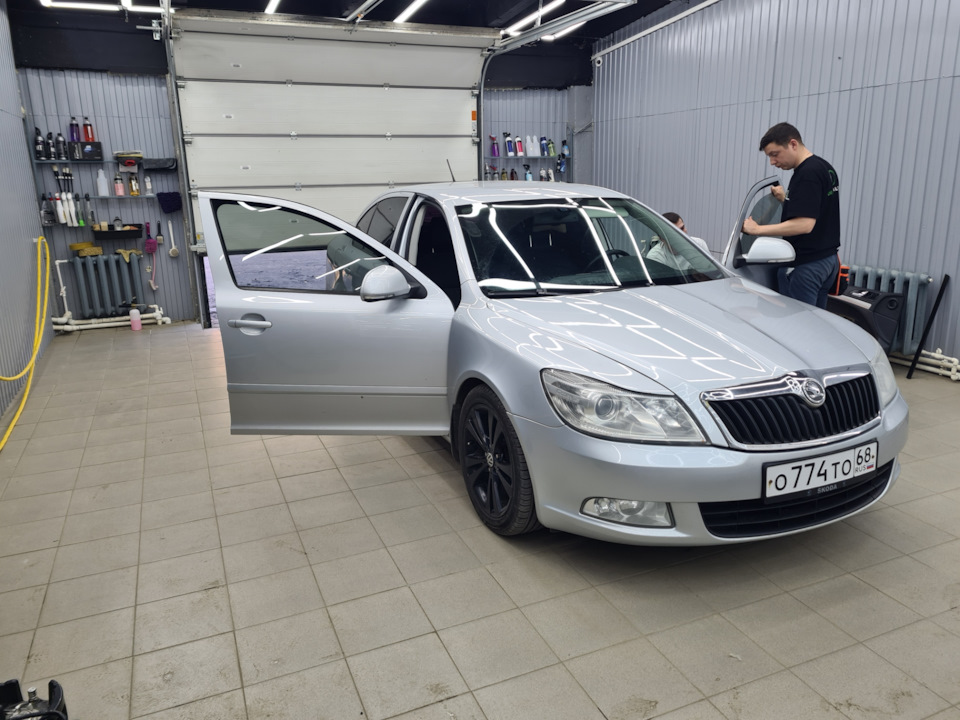 Тонировка 50% — Skoda Octavia A5 Mk2, 1,8 л, 2012 года | стайлинг | DRIVE2