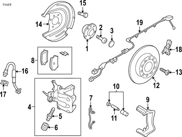 5WA698451F Тормозные колодки дисковые VAG | Запчасти на DRIVE2