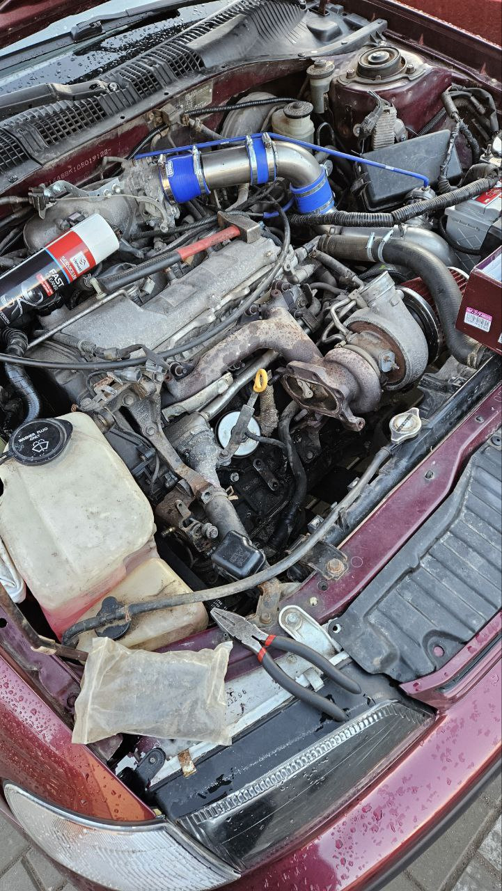 Замена прокладок теплообменника на 3sgte — Toyota Carina E, 2 л, 1994 ...