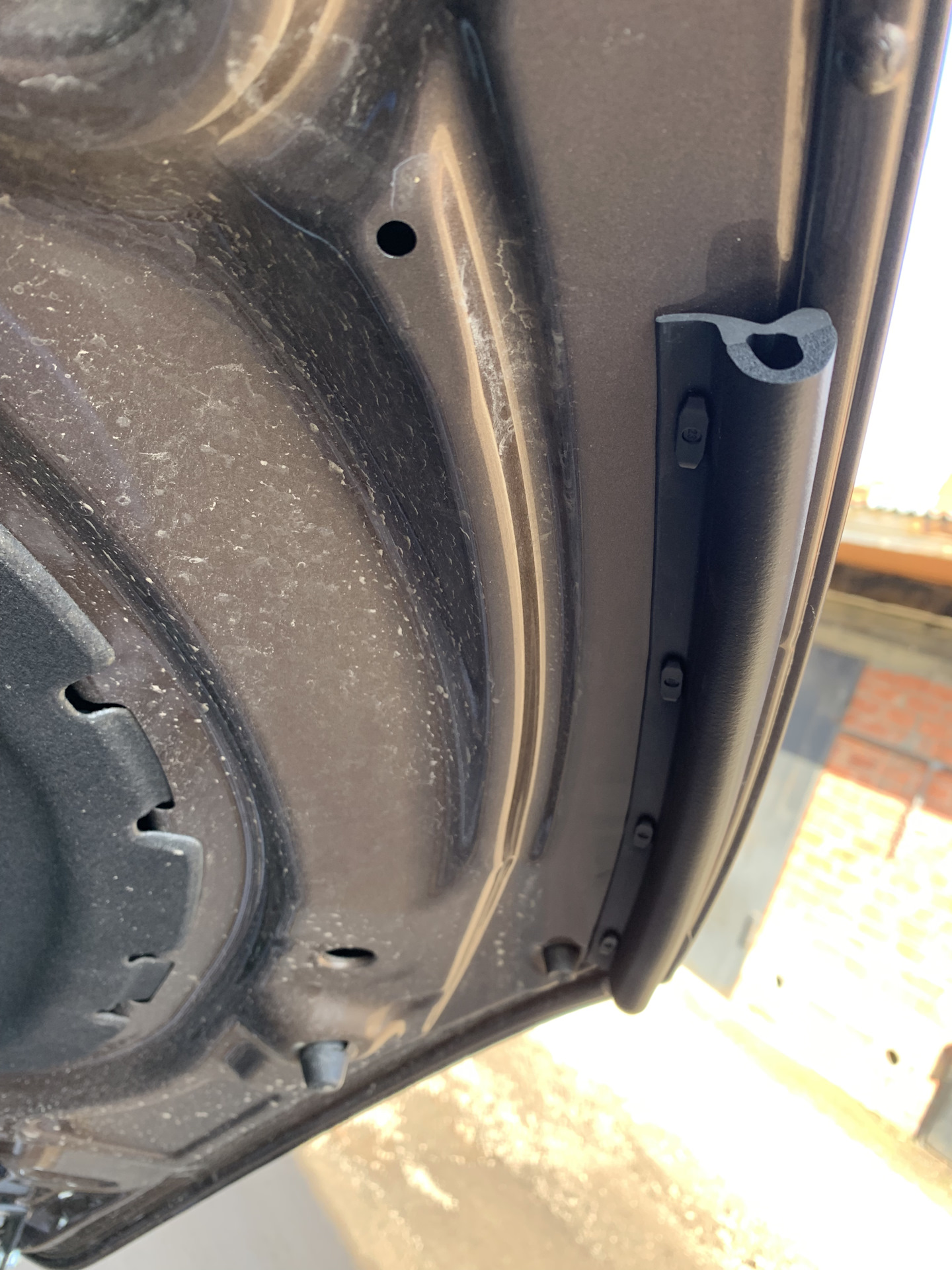 Уплотнитель капота VAG 5NA823709 — Skoda Rapid (2G), 1,6 л, 2020 года ...