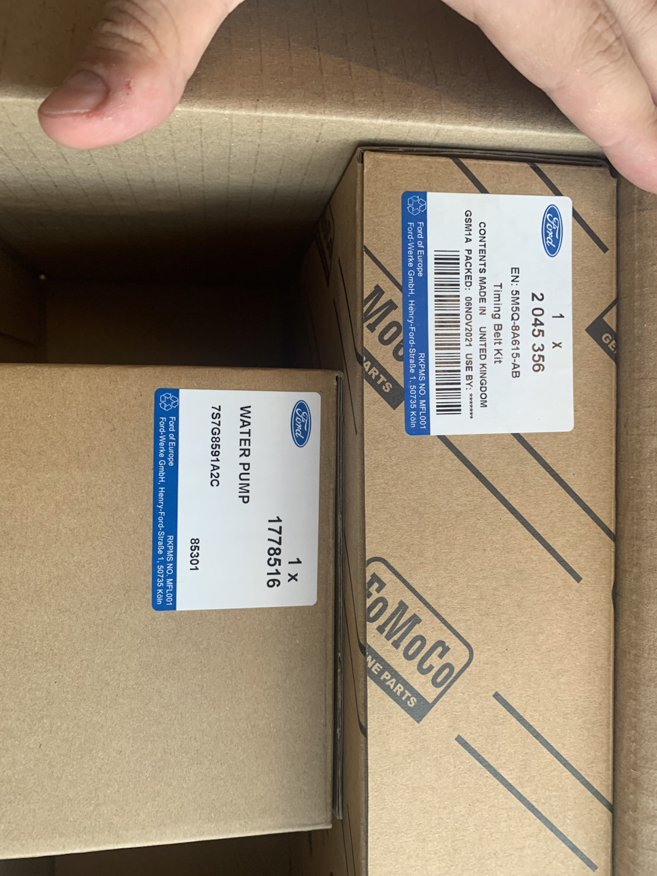 2045356 КОМПЛЕКТ РЕМНЯ ГРМ FOCUS 2011- / MONDEO Ford | Запчасти на DRIVE2