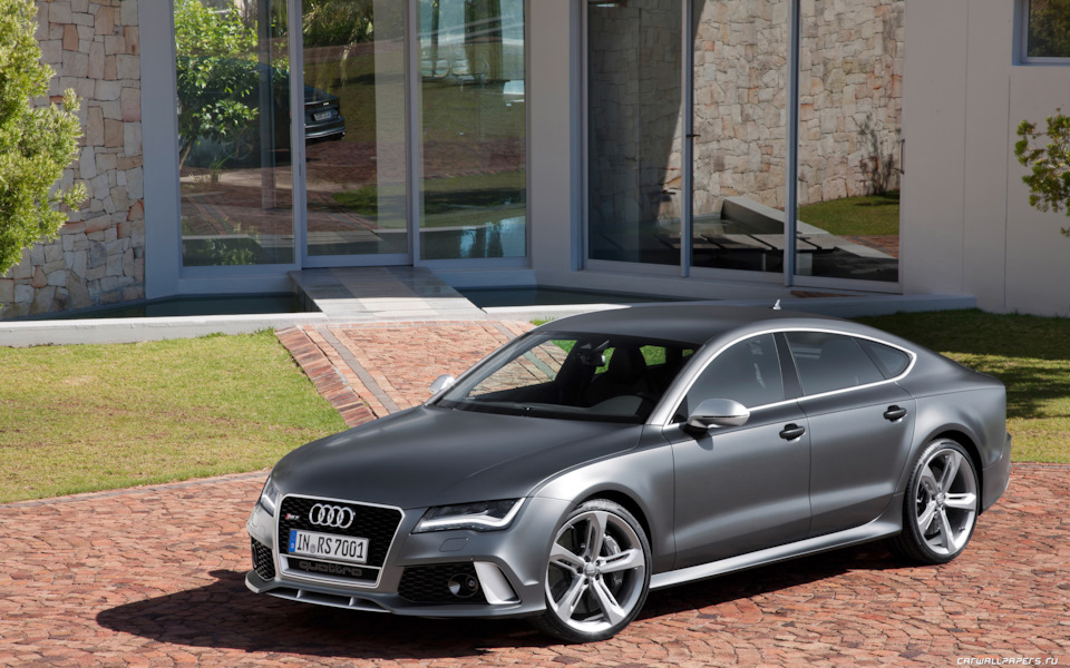 Audi RS7 Sportback 2013 Daytona Grey Pearl | Фото на DRIVE2.RU