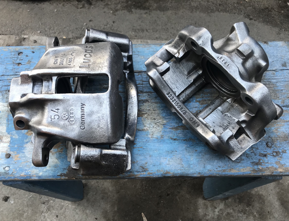 Ревизия тормозов — Audi 80 (B3), 1,8 л, 1988 года | своими руками | DRIVE2