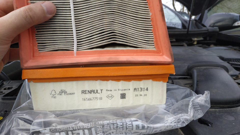 165467751R Фильтр возд RENAULT | Запчасти на DRIVE2