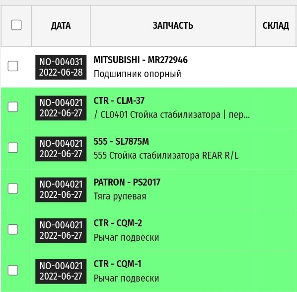 SL7875M Стойка стабилизатора 555 | Запчасти на DRIVE2