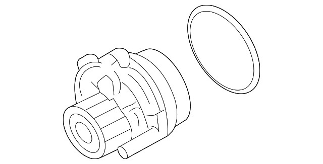 045121011HX Насос ОЖ Audi Q7 VAG | Запчасти на DRIVE2