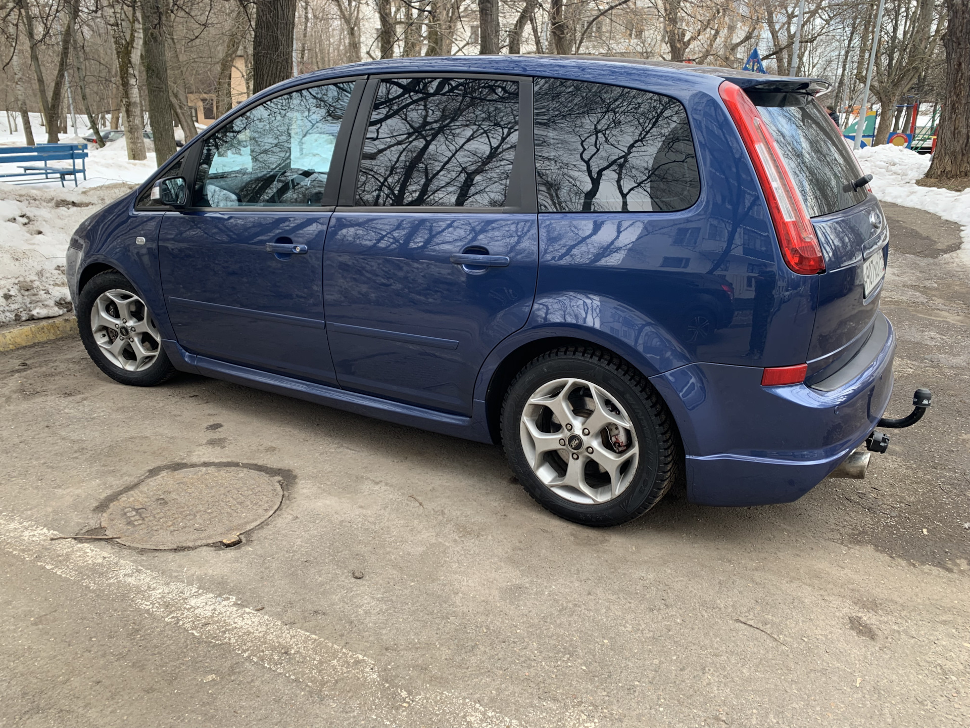 Накладки на пороги от Фокуса ST — Ford C-Max I, 2 л, 2007 года | тюнинг ...