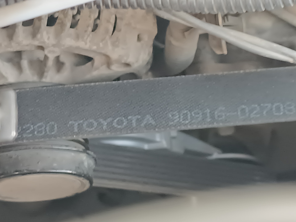 Ролики, ремешок — Toyota Land Cruiser Prado 150-series, 2,7 л, 2018 ...