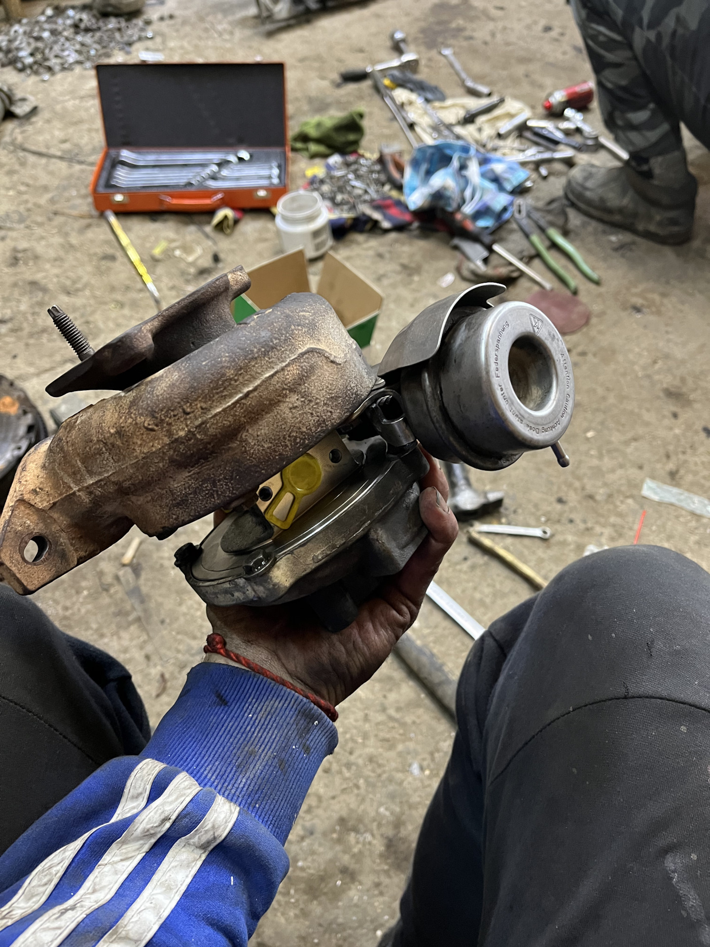 Ремонт турбокомпрессора. — Renault Megane III, 1,5 л, 2010 года ...