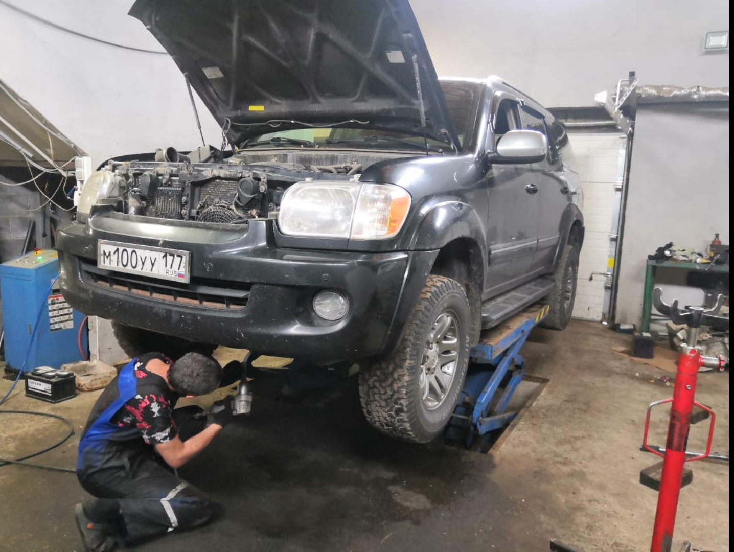 18. Замена ГРМ — Toyota Sequoia (1G), 4,7 л, 2007 года | визит на ...