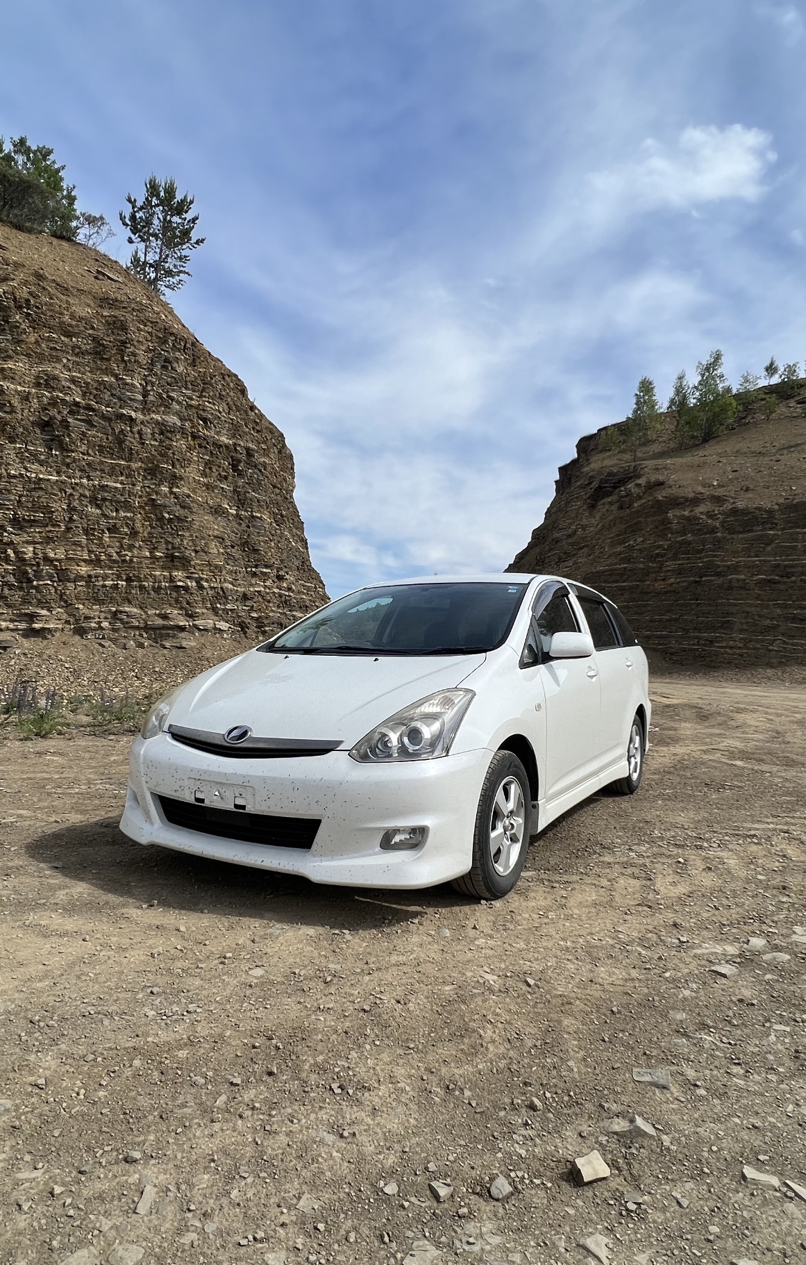Машина дома)))) — Toyota Wish (AE10), 1,8 л, 2007 года | покатушки | DRIVE2