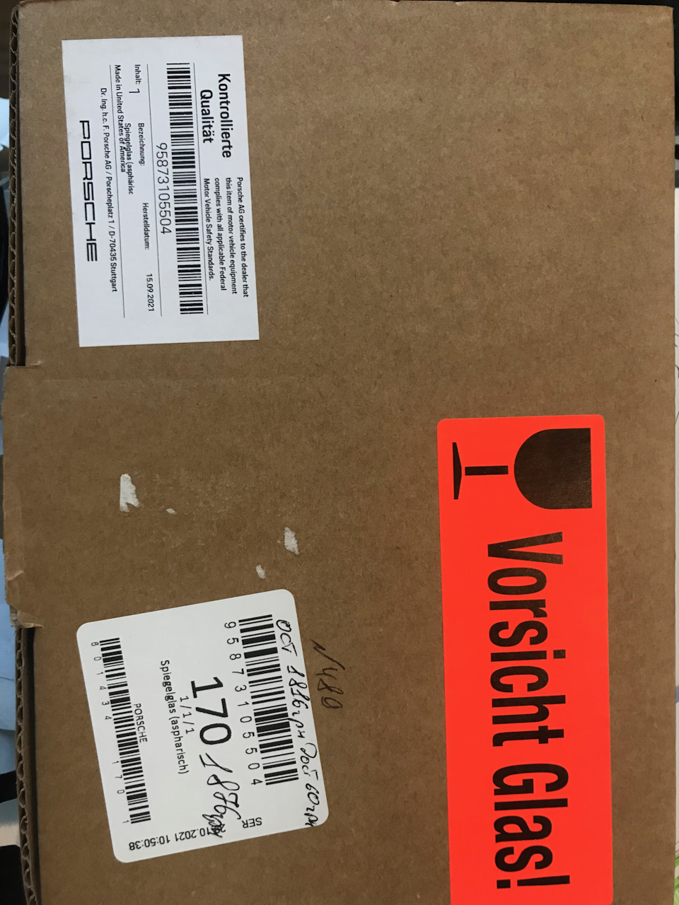 95873105504 ЗЕРКАЛЬНЫЙ ЭЛЕМЕНТ ЛЕВЫЙ 2015- VAG | Запчасти на DRIVE2