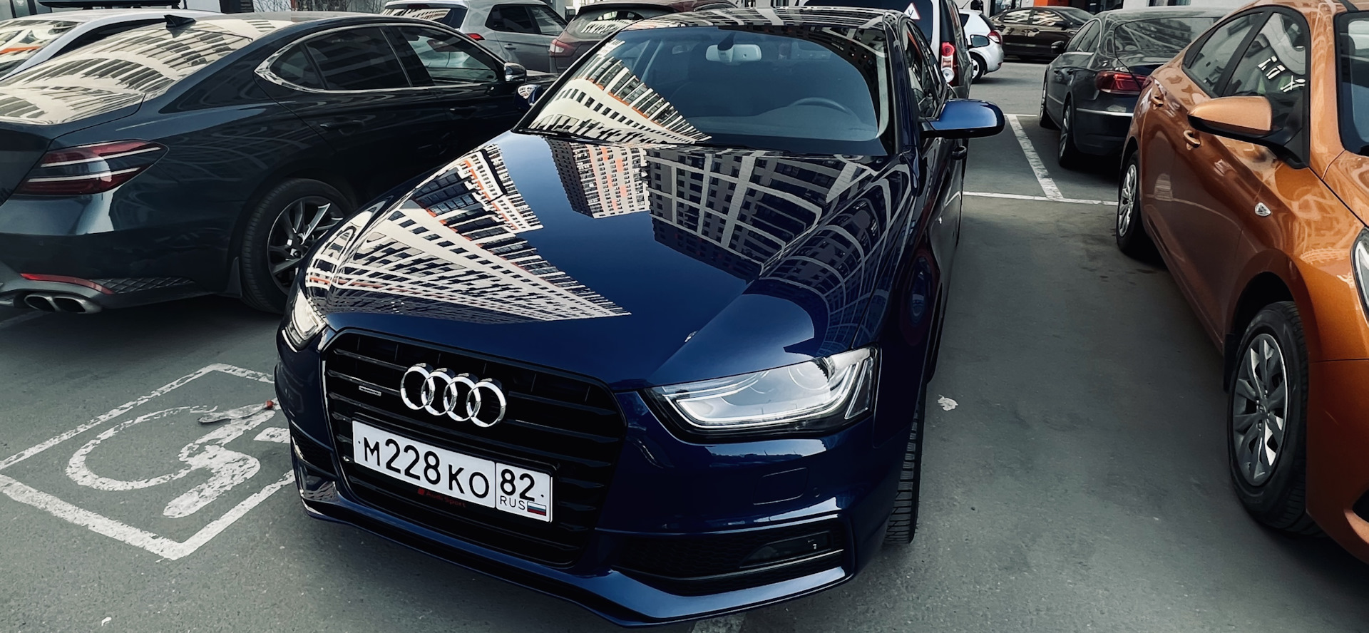 Полировка и керамика Audi A4 B8.5 — Audi A4 (B8), 2 л, 2014 года | стайлинг | DRIVE2