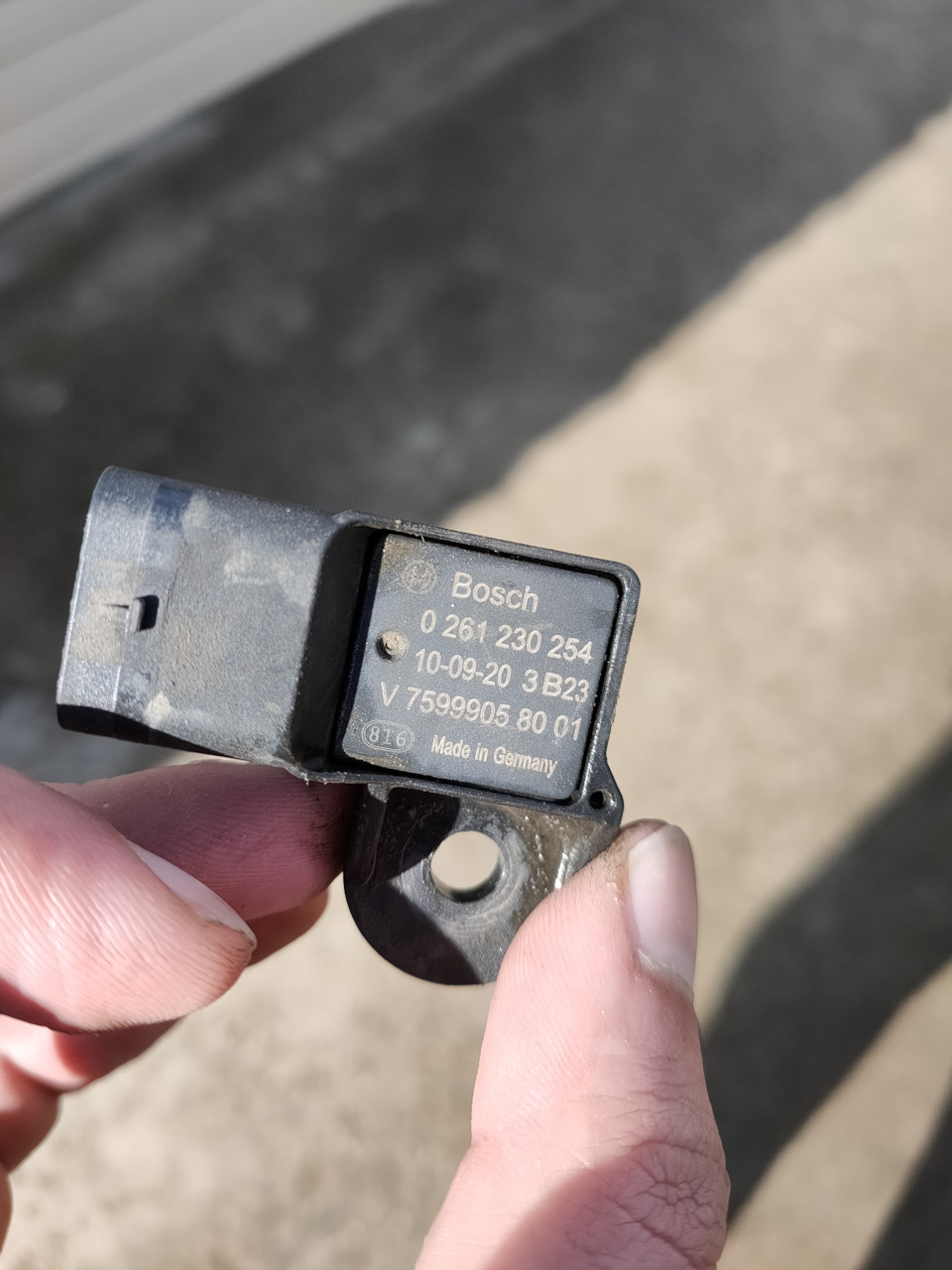 0261230254 Датчик давления BOSCH | Запчасти на DRIVE2