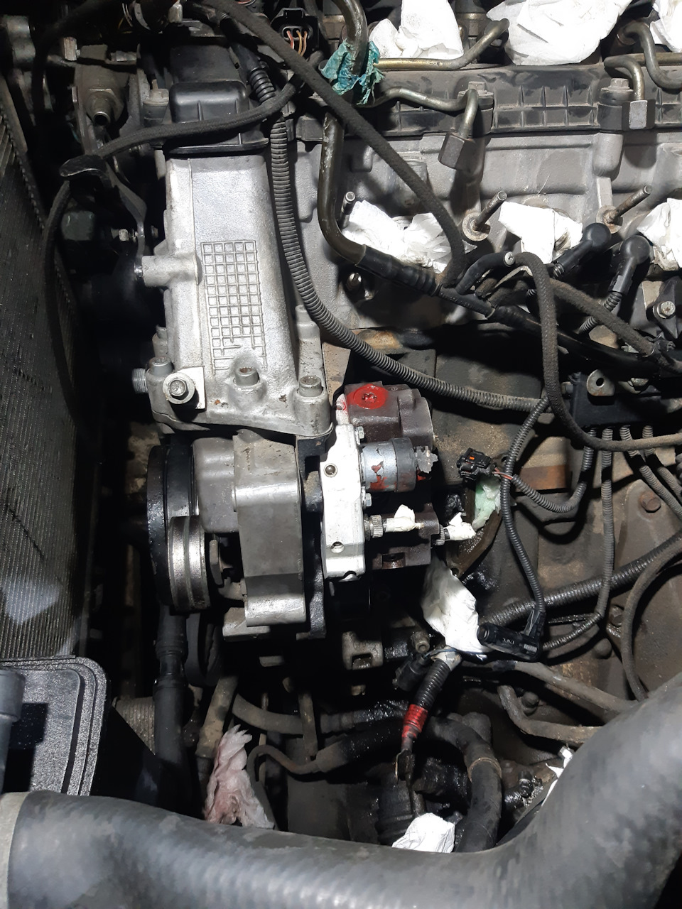 Установка ТНВД BOSCH CP3 R90 — BMW 3 series Touring (E46), 3 л, 2002 ...