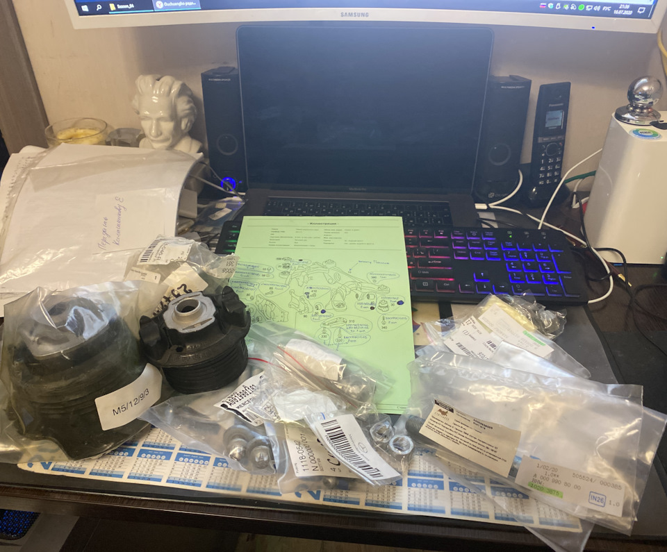 #82 Задний подрамник. Замена сайлентблоков. Ч.1 — Mercedes-Benz S-Class ...