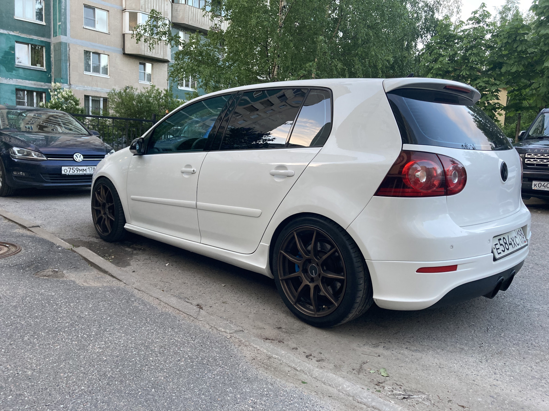 Мы стали ниже;) — Volkswagen Golf R Mk5, 3,2 л, 2008 года | колёсные ...