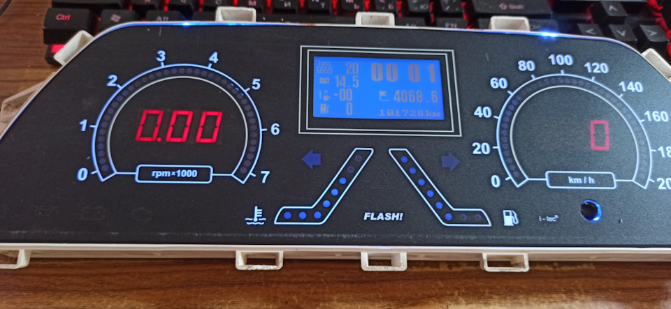 Установка щитка приборов FLASH X1 — Lada 21099, 1,6 л, 1996 года ...