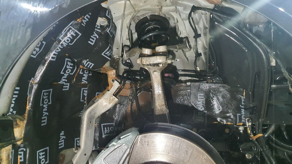 #48 Замена передних стоек. — Audi A6 (C7), 3 л, 2011 года | визит на ...